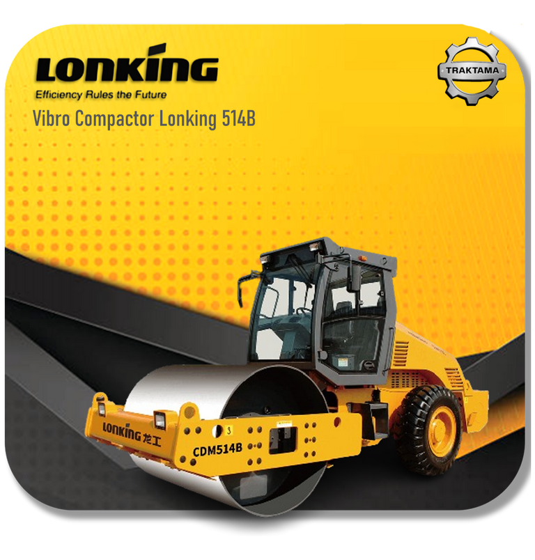 Vibro Roller Lonking CDM514B – Alat Berat Wheel Loader, Forklif ...